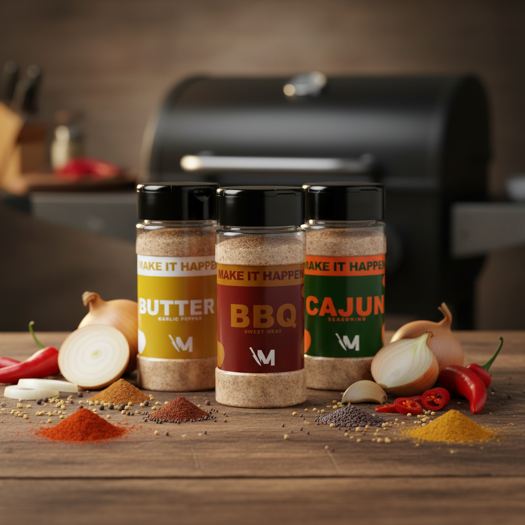 Make It Happen | Premium Seasonings Set | 3 Pack – Make It Happen Media