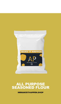 Make It Happen | All-Purpose Seasoned Flour (2 lb) – Make It Happen Media